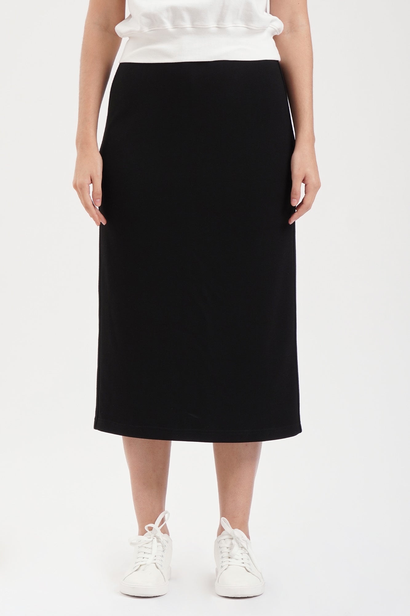 Interlock Midi Skirt – PENSHOPPE