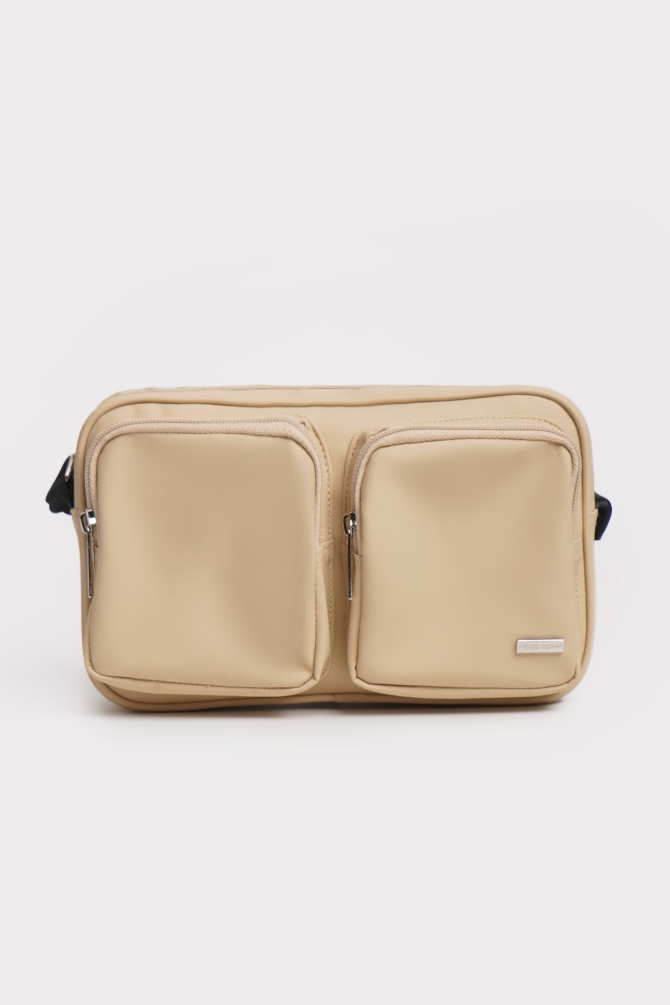 Nylon Messenger Bag with Two Front Pockets – PENSHOPPE