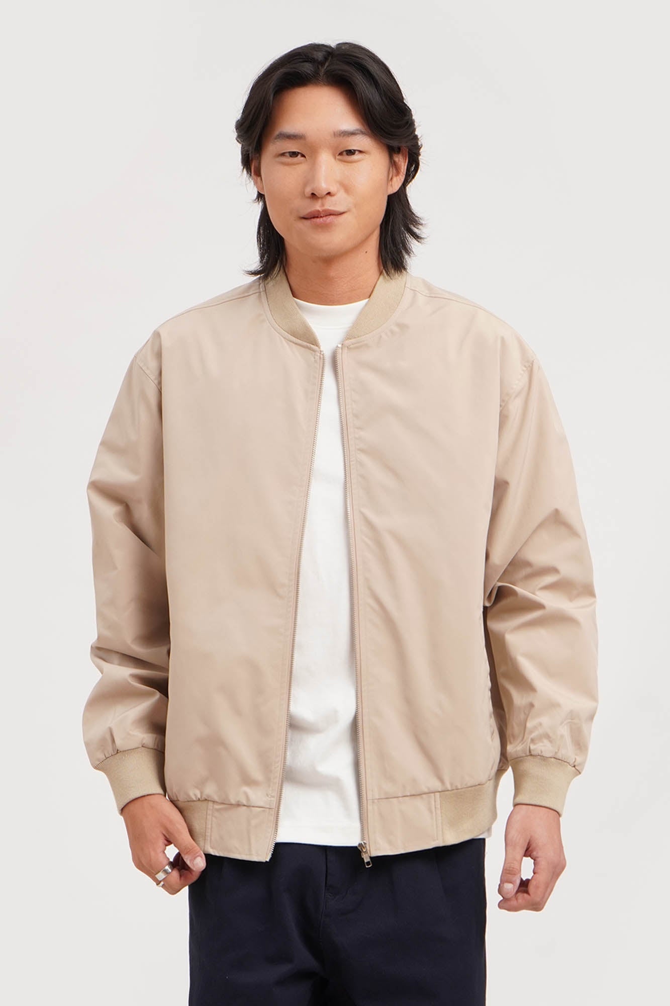 Essentials Relaxed Bomber Jacket – PENSHOPPE